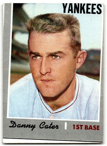 1970 Topps Baseball Danny Cater New York Yankees #437 | eBay