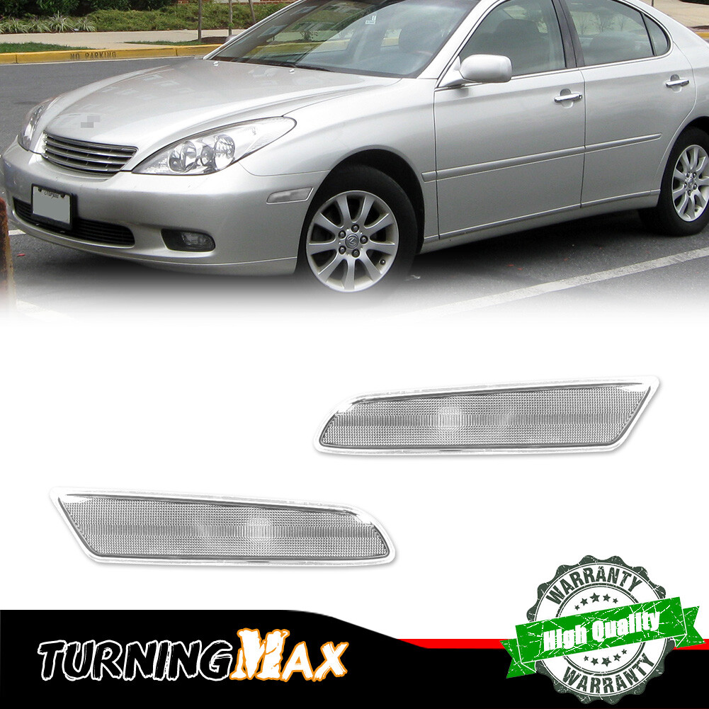 For 02-03 Lexus ES300 & 04-06 ES330 Clear Front SideMarker Parking Lamp ...