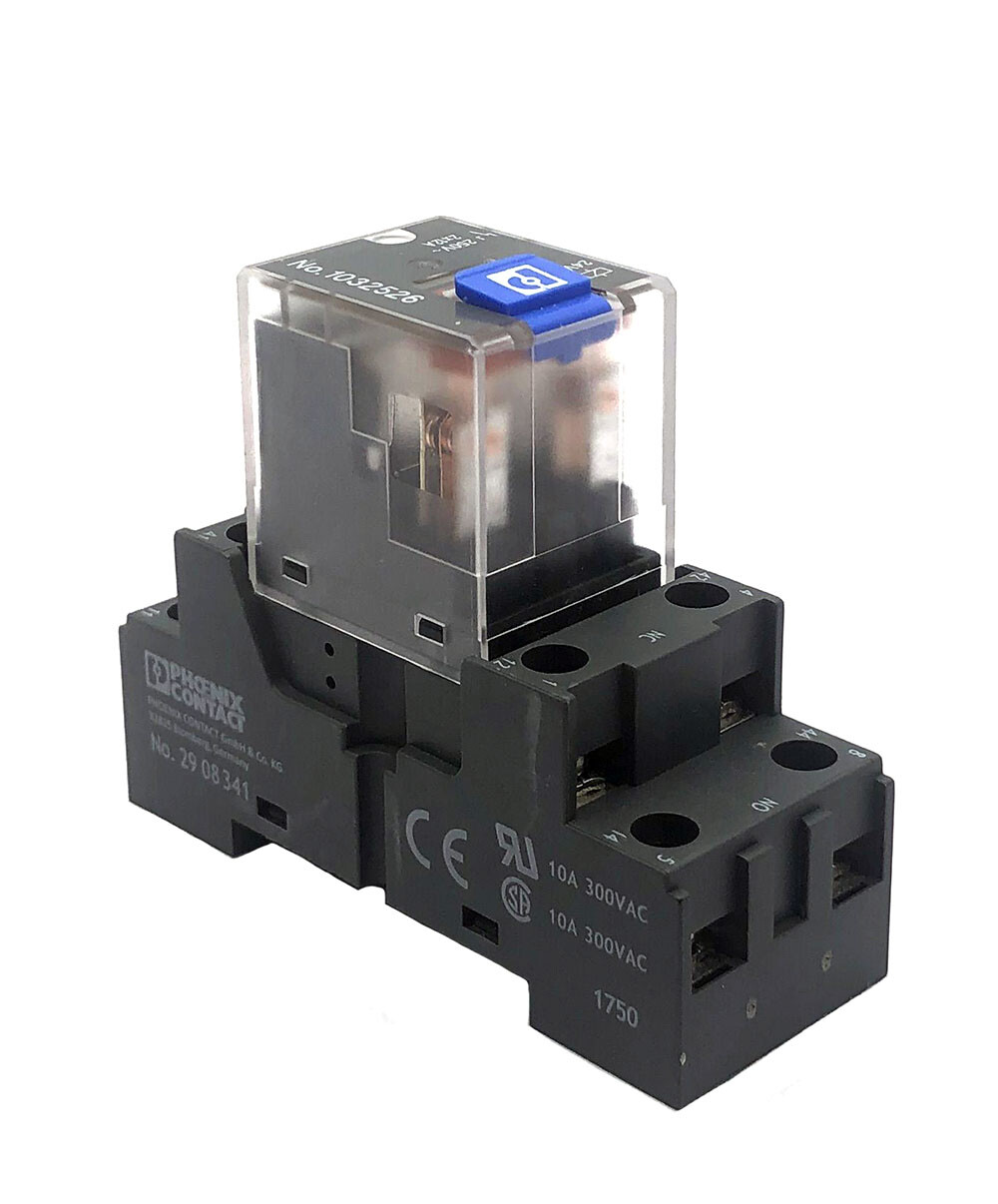 Phoenix 5A NO.2908341 with NO.1032526 24V Intermediate relay 2X12A ...