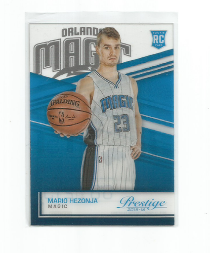 MARIO HEZONJA (Orlando Magic) 2015-16 PANINI PRESTIGE ACETATE ROOKIE ...