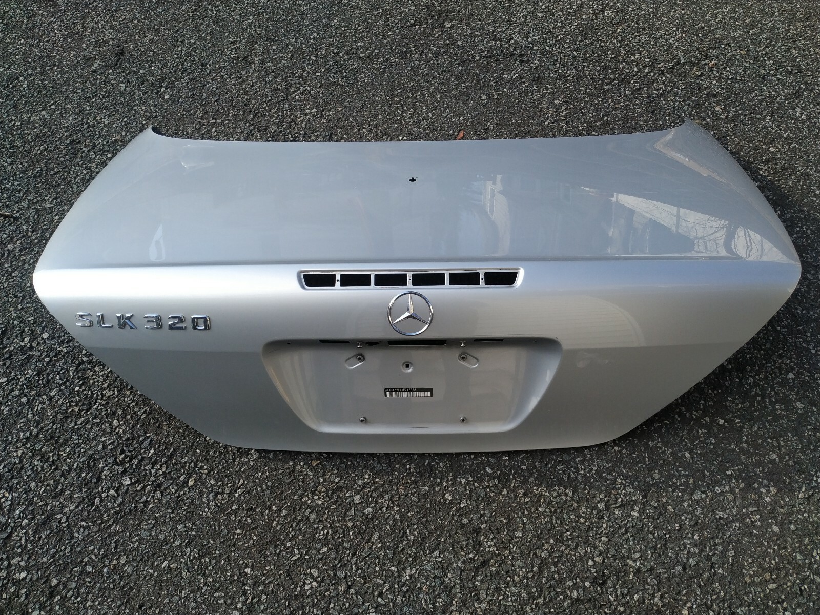 01-04 MERCEDES R170 SLK320 SLK230 FACELIFT SILVER TRUNK DECK LID SHELL ...