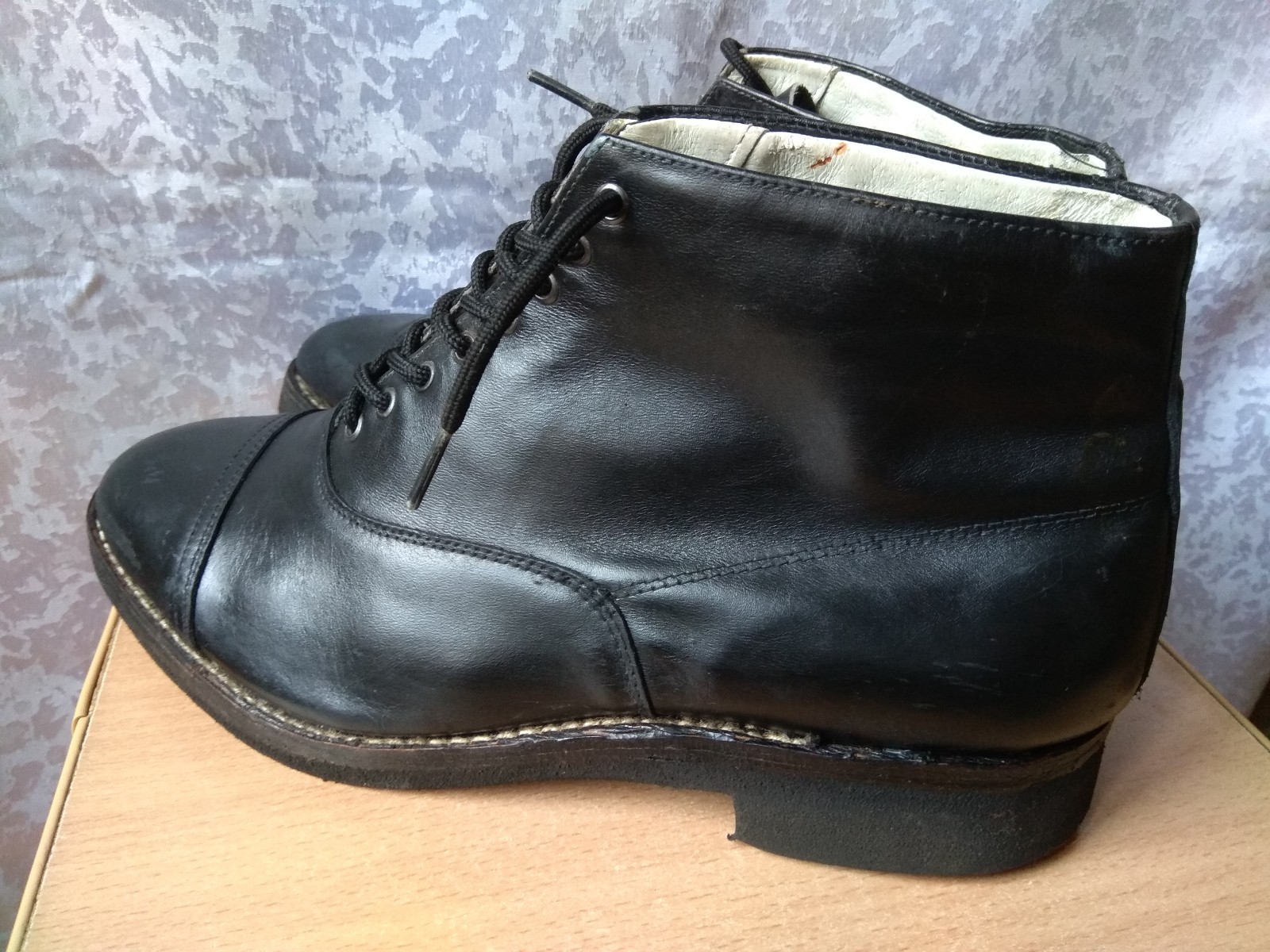 Size 42 Soviet Leather Officer boots Soviet RKKA USSR MILITARY Shoes ...