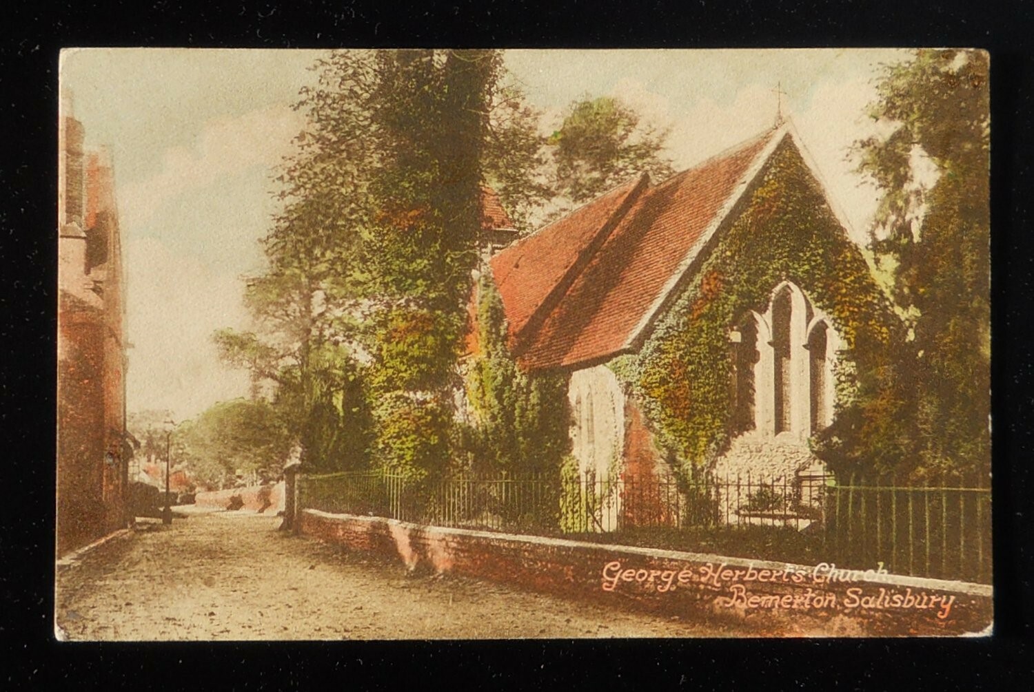 1900s George Herberts Church Salisbury Bemerton UK Wiltshire Co ...