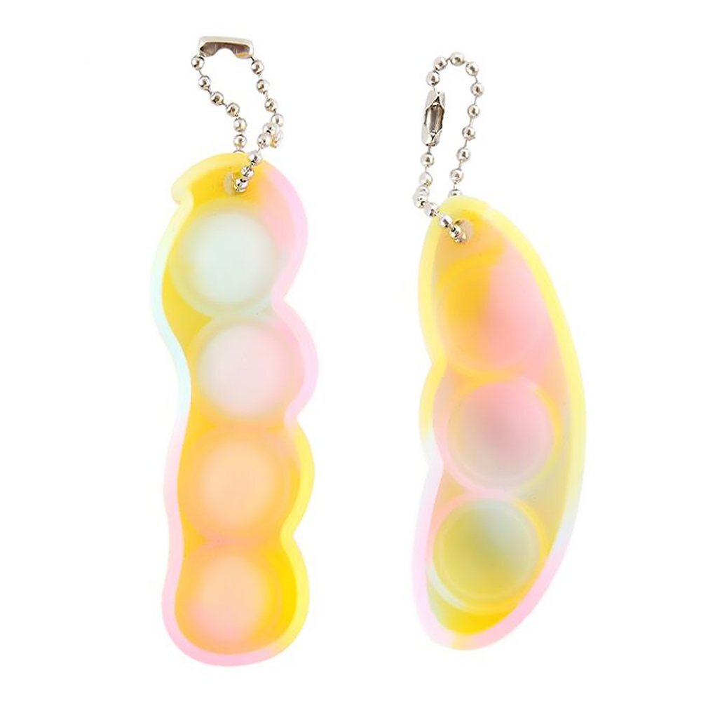 Stress Relieve Cute Squishy Keychain Keyring Mochi Bean Fidget Toy PB ...