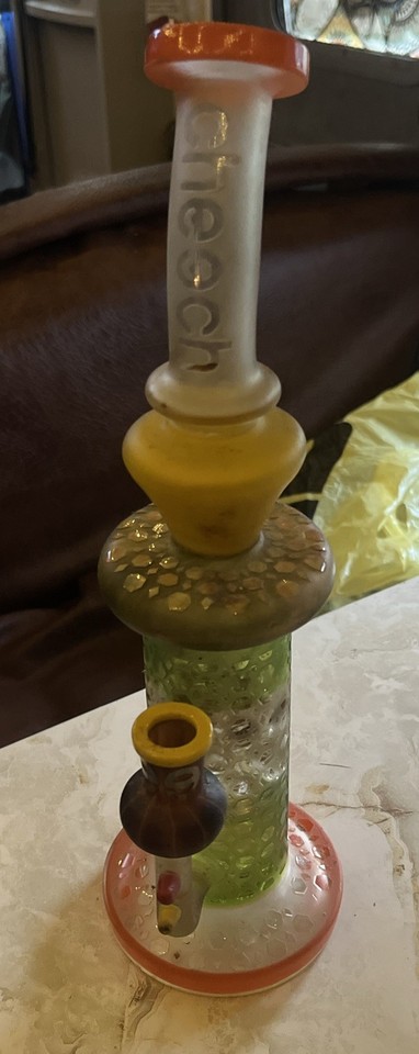 Cheech Glass Water Pipe Bong Rig Smoking | eBay