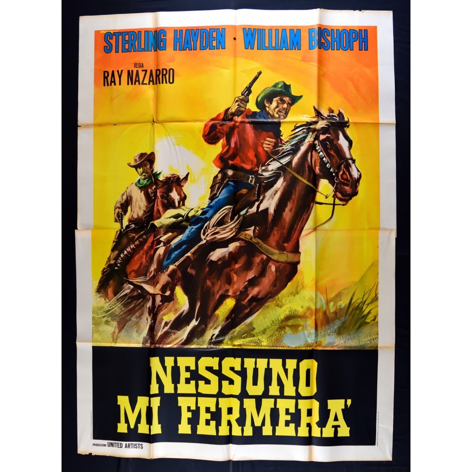 Poster NOBODY WILL STOP ME Sterling Hayden Bishop Ray Nazzaro A104 | eBay