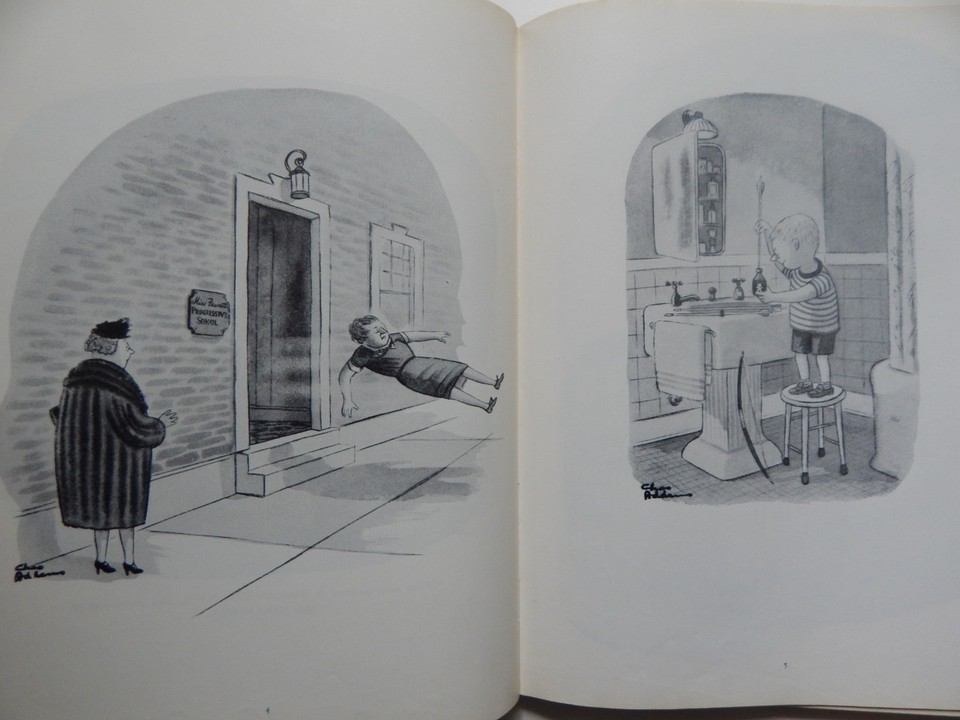 Charles Addams Family MONSTER RALLY 1950 5th Printing HC 91 cartoons ...