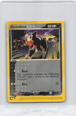HOUNDOUR 59/97 - NON-HOLO COMMON - Ex Dragon - 2003 POKEMON CARD - LP/P ...
