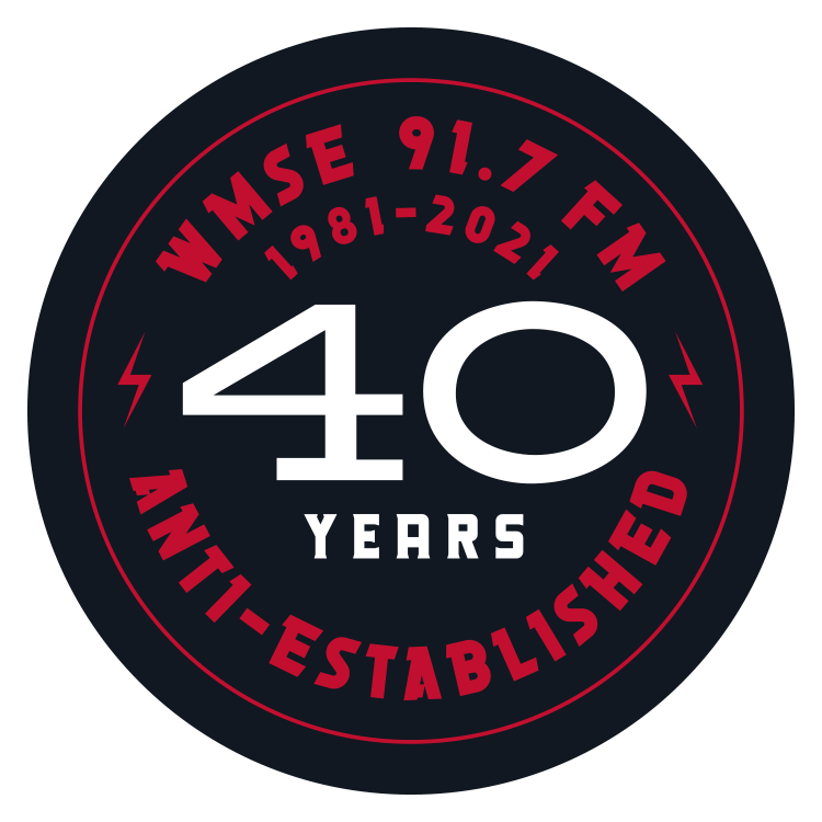 WMSE 91.7 FM RADIO STATION STICKER CLING INFAMOUS CHICKEN SHACK GUITAR ...