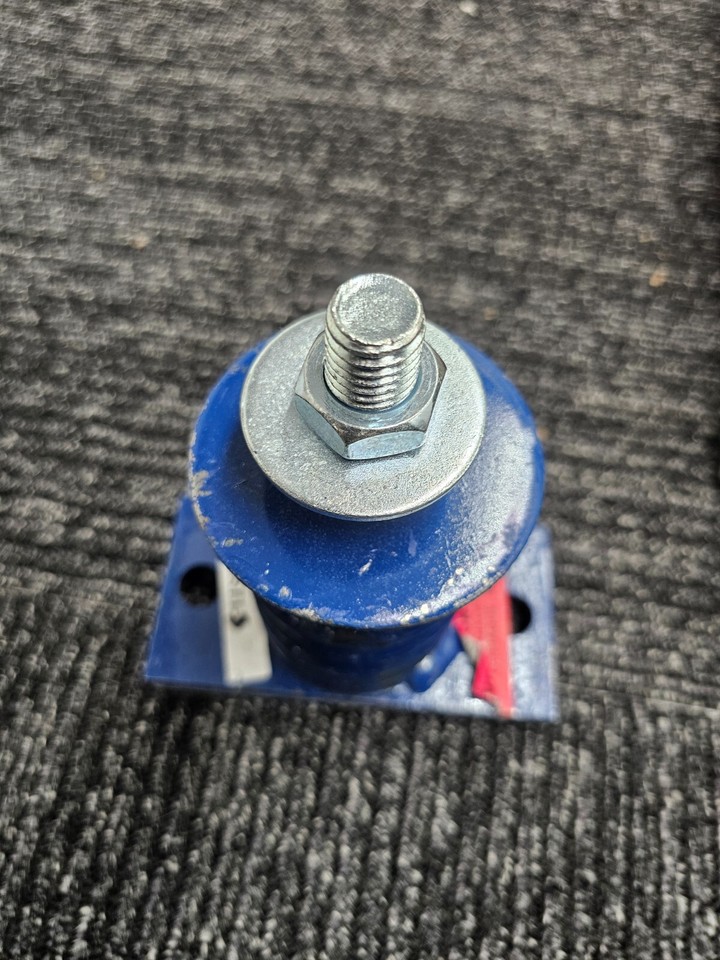 Vibration Eliminator Open Spring Mount Isolator Deflection Blue Silver ...