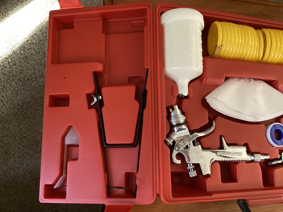Coleman Powermate 44 pc Air Spray Gun Paint Kit New Open Box | eBay