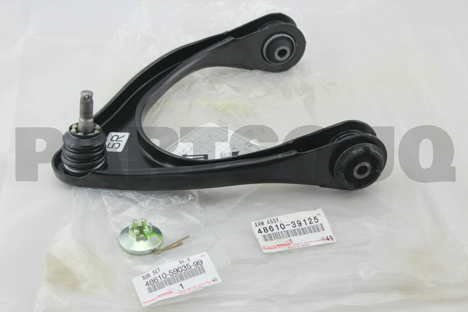 4861039125 Genuine Toyota ARM ASSY, FRONT SUSPENSION UPPER, RH 48610 ...