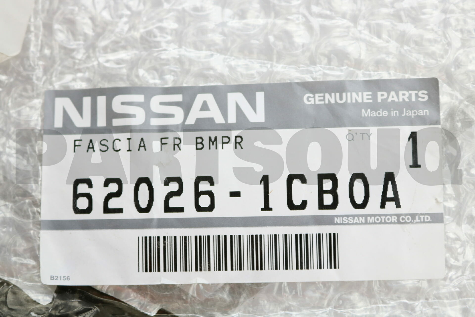 620261CB0A Genuine Nissan FASCIA FRONT BUMPER LOWER 62026-1CB0A | eBay