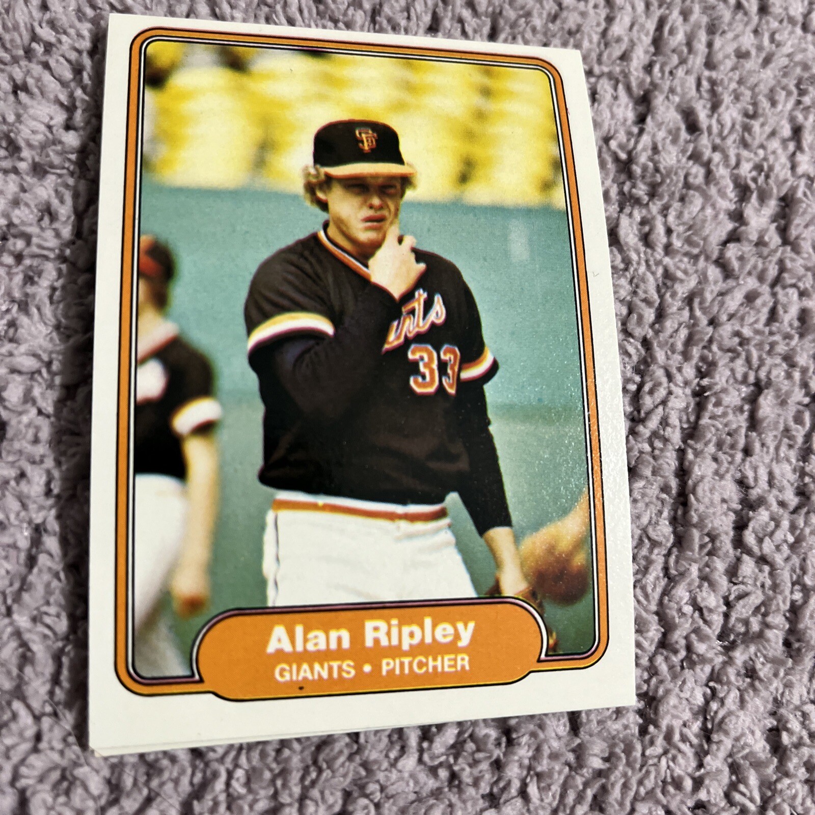 1982 Fleer #399 Alan Ripley San Francisco Giants | eBay