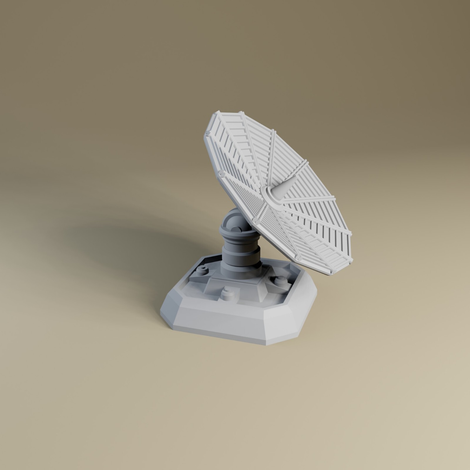 6mm Satellite Dish - 1:285 scale Detailed sci-fi terrain Battletech ...