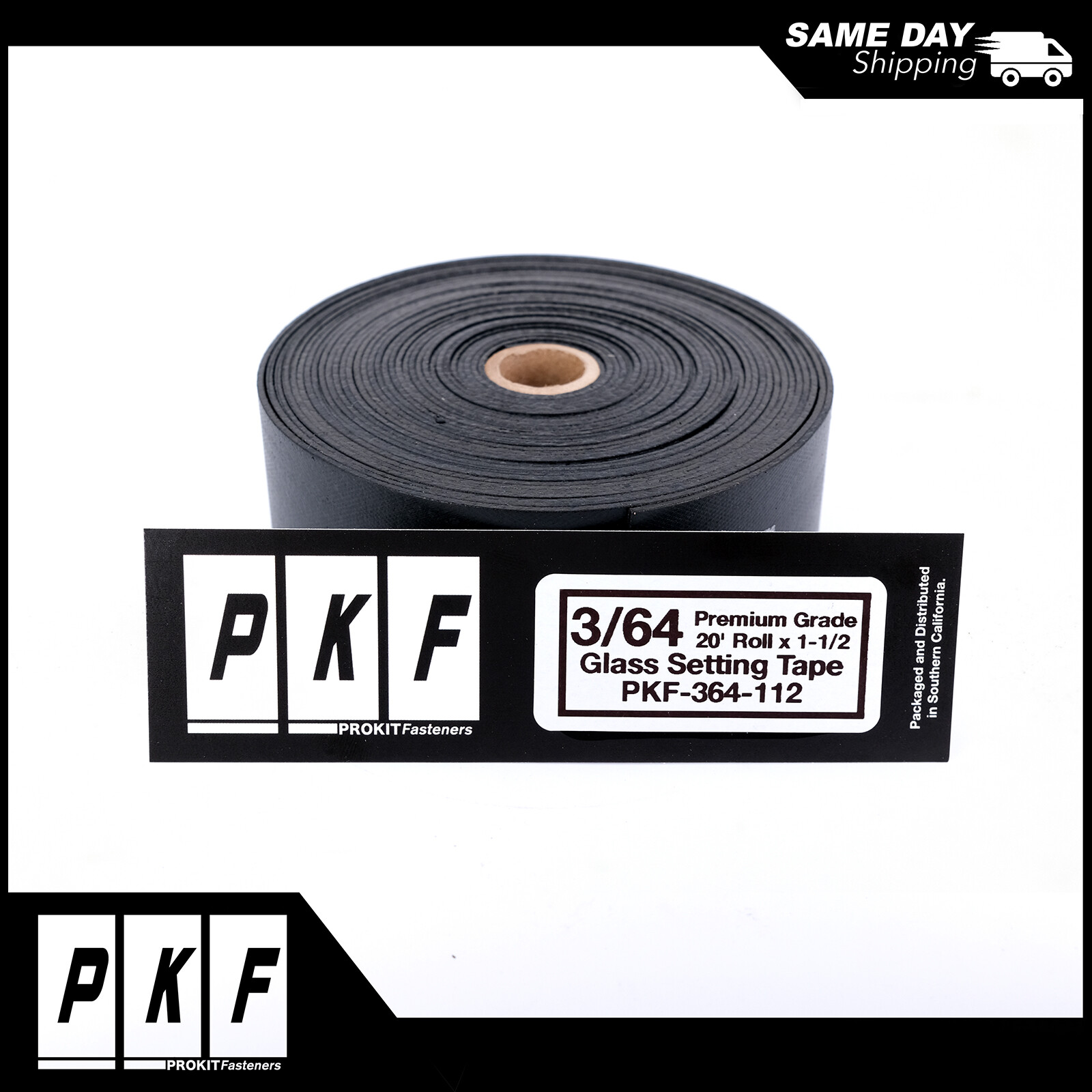 3/64" Auto/Truck Glass Setting Tape 20' Foot Roll | United States