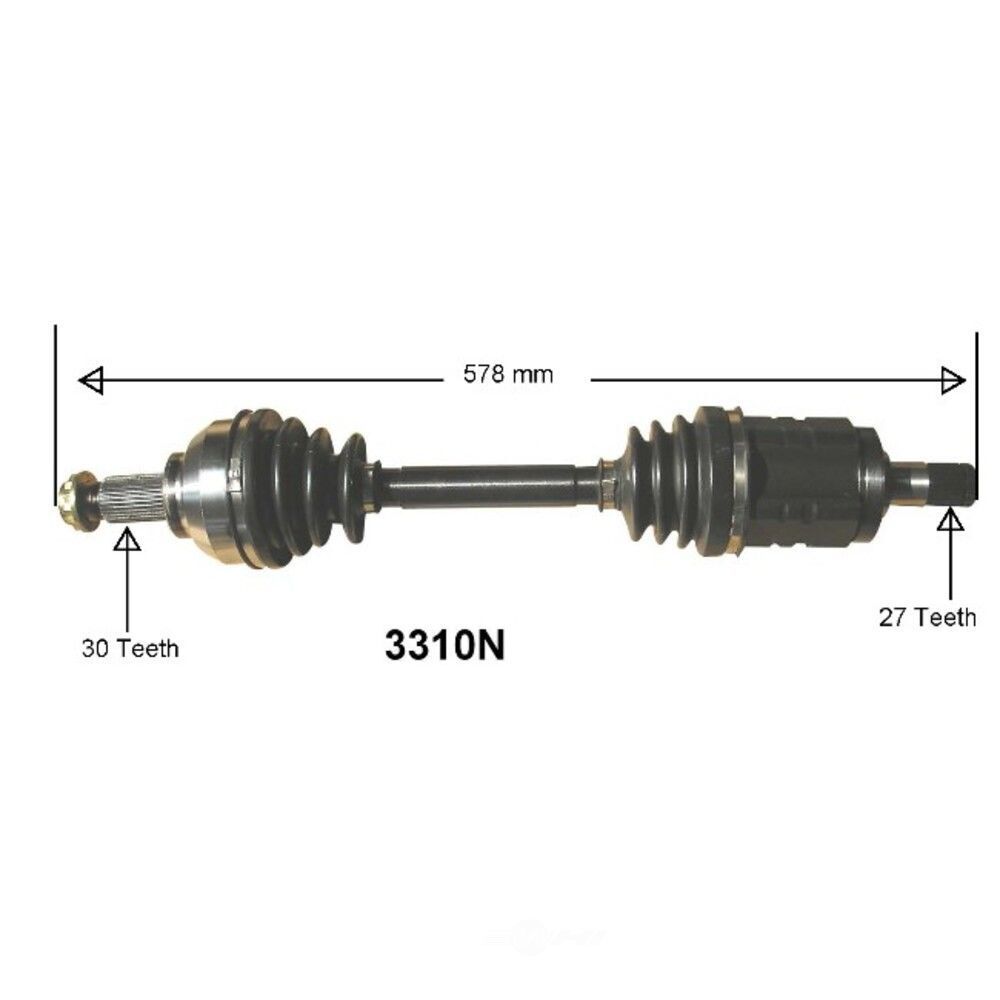CV Axle Assembly-PDL Autopart Intl 1700-203840 for sale online | eBay