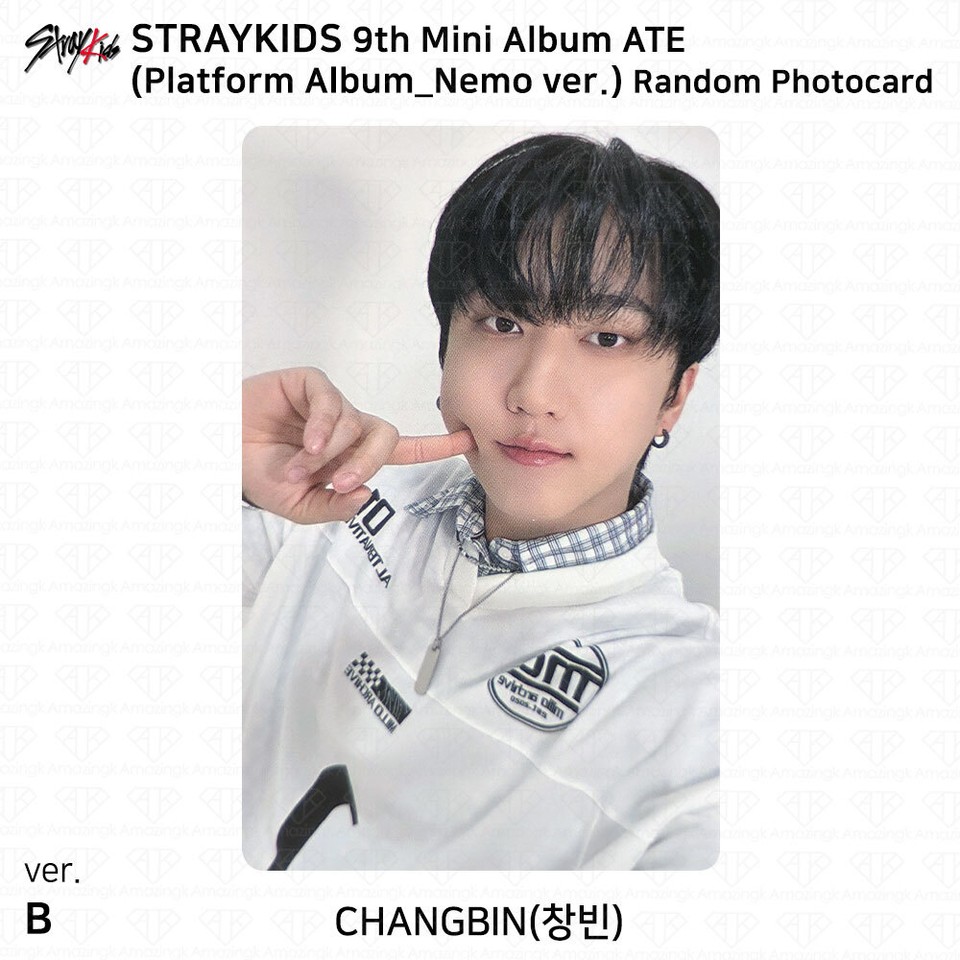 Stray Kids 9th Mini Album ATE Platform Nemo ver Official Photocard Chk ...