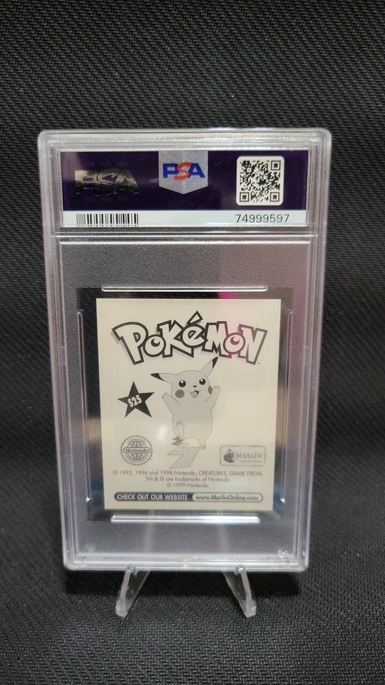 1999 Merlin Pokemon Mew #S25 Prism Sticker - PSA 9 Mint | eBay