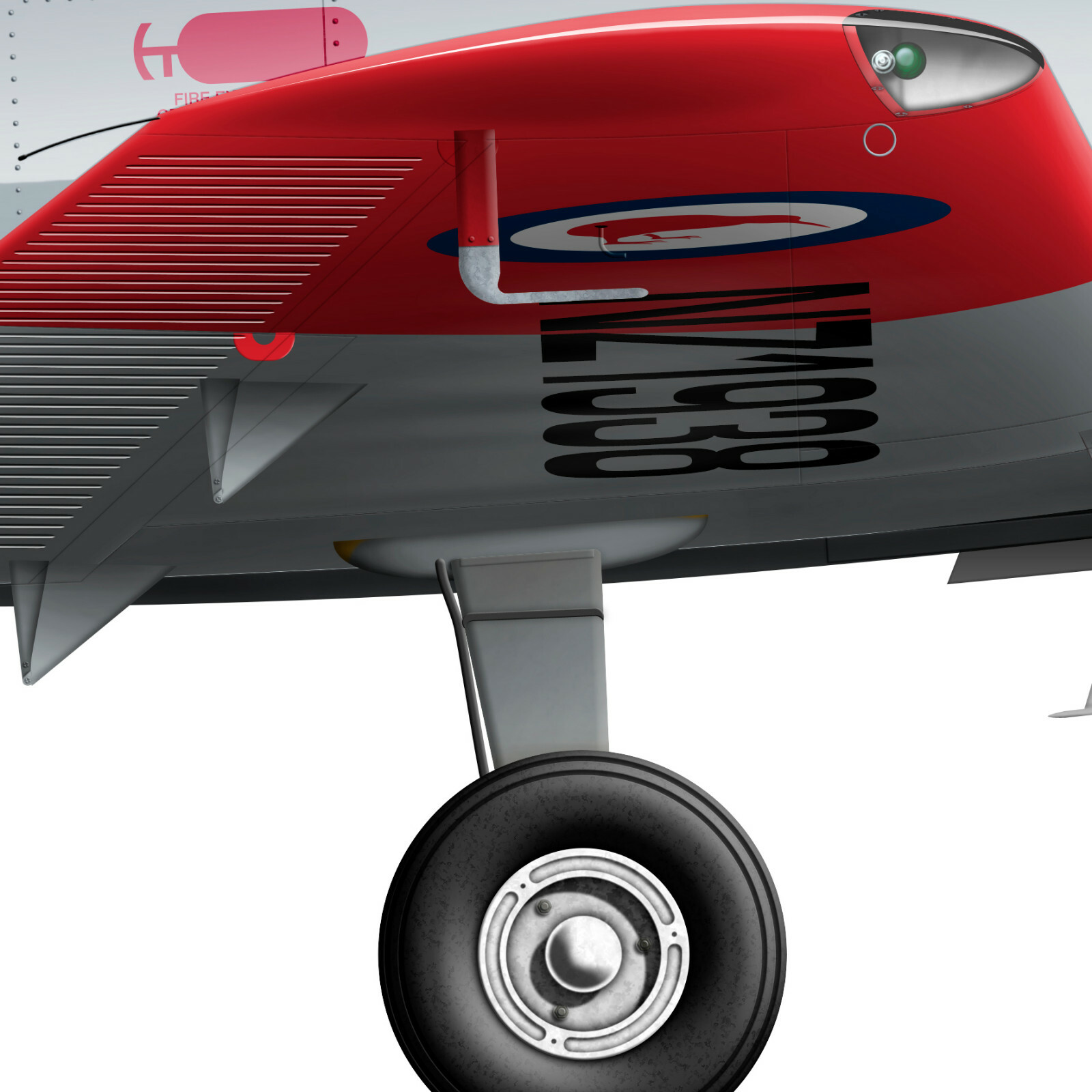 PAC CT-4B Airtrainer NZ1938 RNZAF Red Checkers 1980 - A3+ Profile Print ...