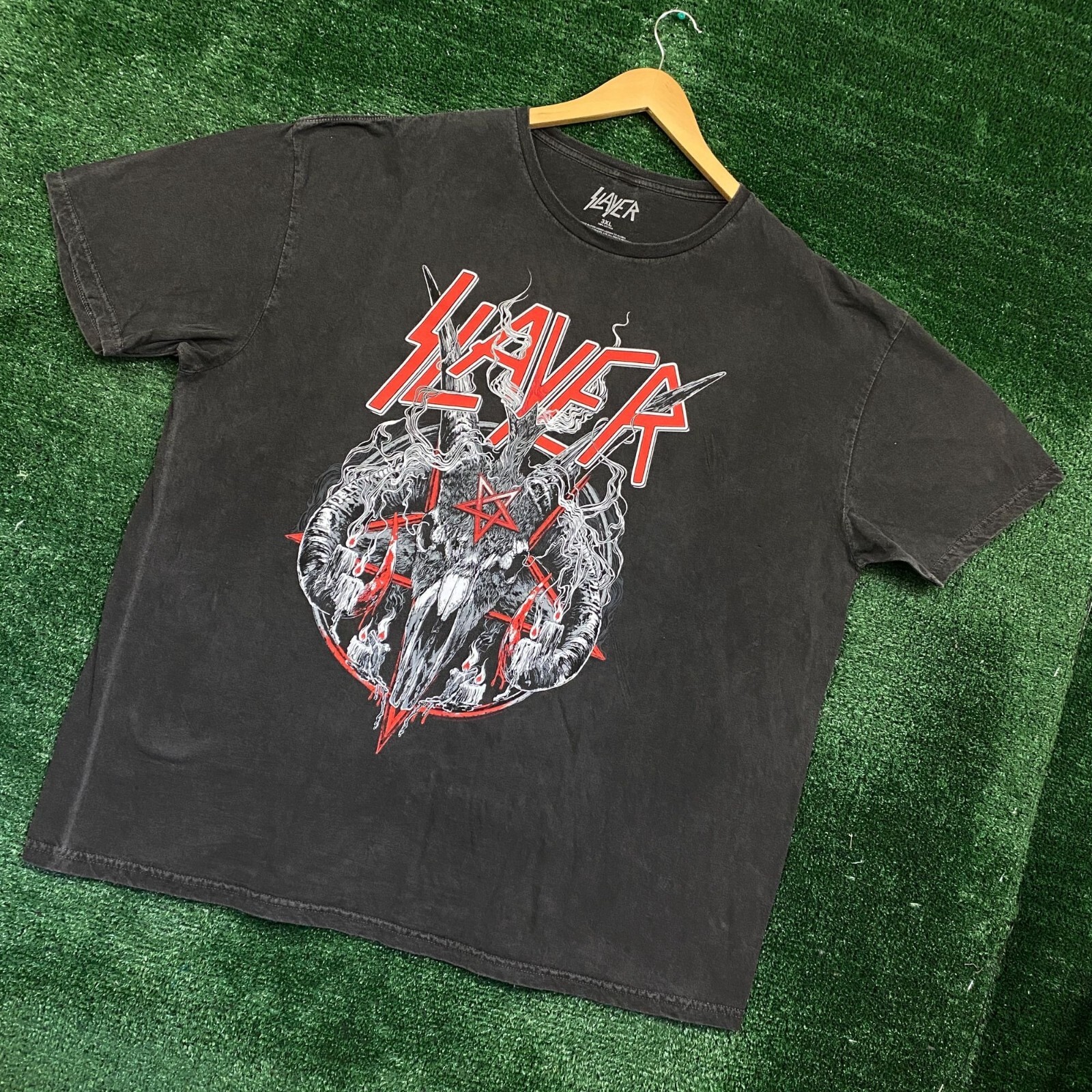 Slayer Goat Head Rock Tshirt size 3xl | eBay