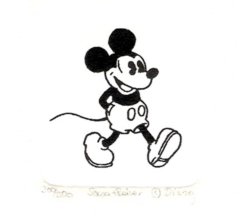Old Mickey Mouse Black And White