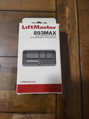 Liftmaster 893MAX Universal 3 Button Remote Control Garage Door Opener ...