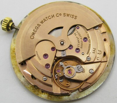 Omega 711 24 jewels 2 adj. automatic watch movement for parts ... | eBay