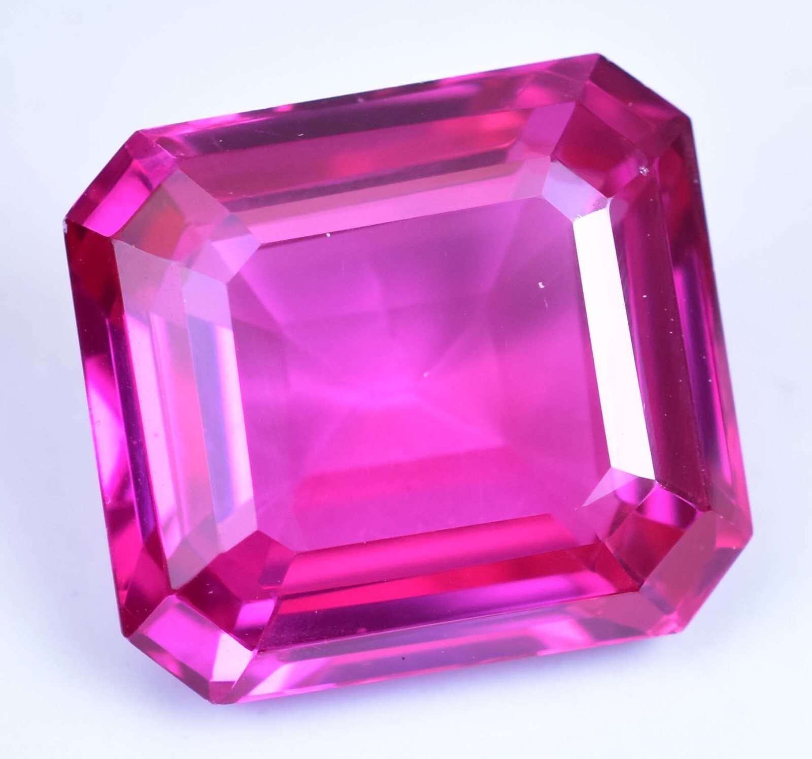 Flawless 39.35 Ct Natural Mogok Pink Ruby Octagon Cut Certified Loose ...