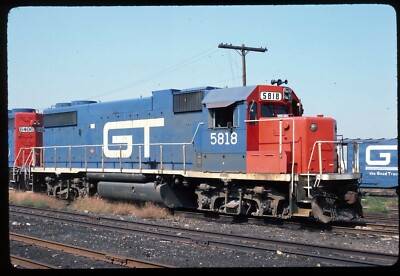 Original Rail Slide - GTW Grand Trunk Western 5818 Chicago IL 10-1-1983 ...