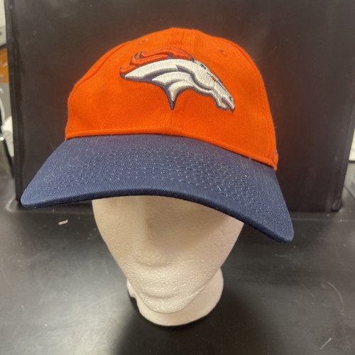 Vintage Reebok Denver Broncos Cap Hat Blue Adjustable Strapback NFL ...