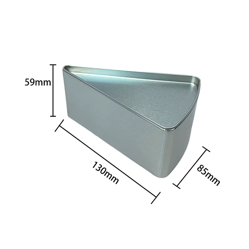Rectangular Tinplate Cookie Tins Box with Lid Dustproof Home Kitchen ...