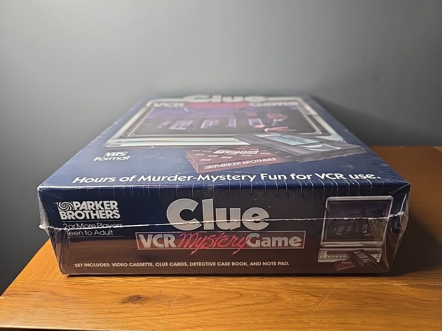 Clue VCR VHS Mystery Board Game Parker Brothers 1985 Decks P4100 for ...