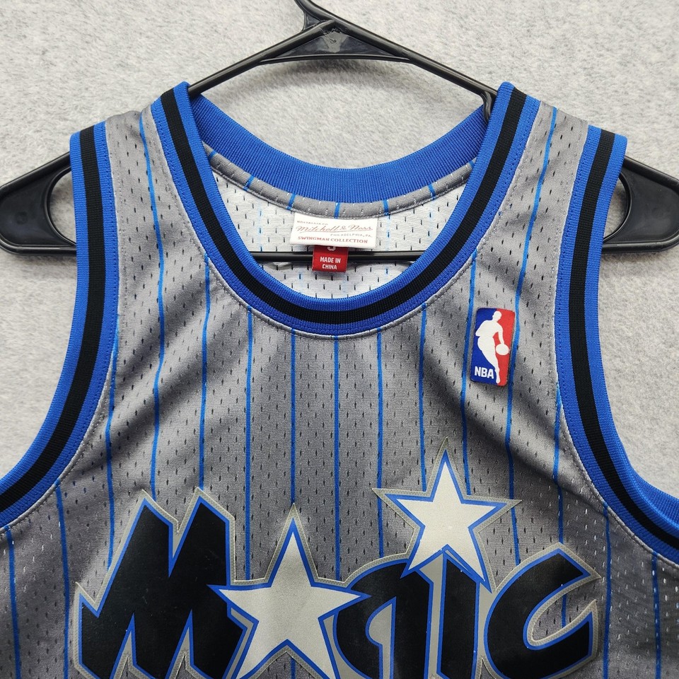Orlando Magic Jersey Mens Small Gray NBA Anfernee Hardaway Mitchell ...