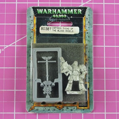 Warhammer 40K Captain Tycho of the Blood Angels NIB Metal - Rare & OOP ...