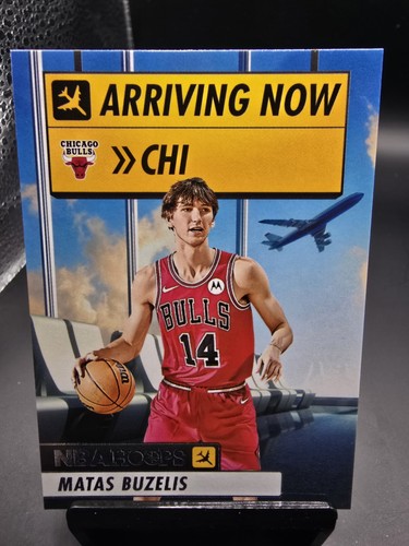 Matas Buzelis 2024-25 Panini NBA Hoops Arriving Now Rookie RC #4 - Chicago Bulls | eBay