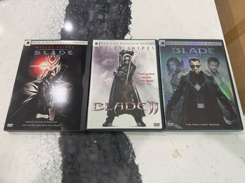 Blade Movie Trilogy 1-3 New Line Platinum Series DVD Set FREE SHIPPING ...
