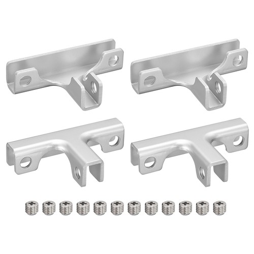 Glass Fixing Clip, 4pcs for 6-10mm Aluminum Alloy T-shaped Glass ...