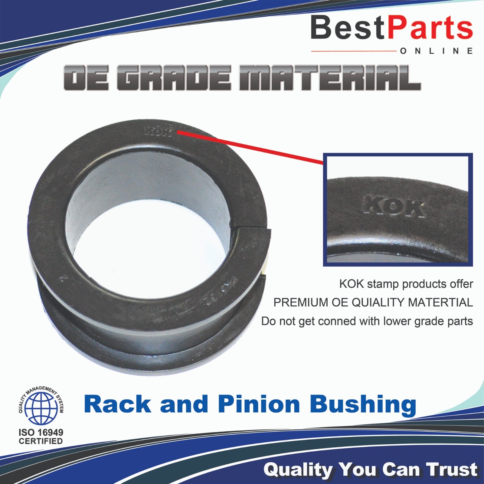 Rack and Pinion Bushing for GMC Sierra 07-08 Yukon 07-14 Ref. 22960484 ...