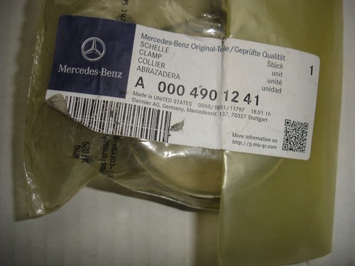MERCEDES BENZ A 0004901241 EXHAUST CLAMP RIGHT REAR | eBay
