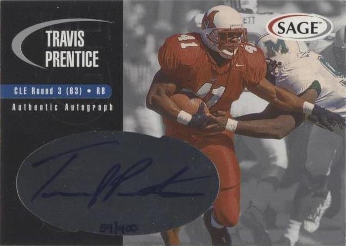 2000 Sage - Autographs Travis Prentice #A36 Silver /400 (AU, RC) for ...