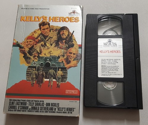 Kelly's Heroes 1983 Big Box VHS MGM MV700168 Clint Eastwood Don Rickles ...