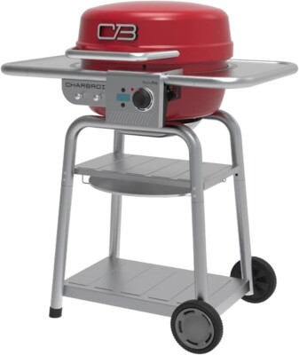 Char-Broil Bistro Pro Electric Grill & Griddle + Charcoal Mode – Red | eBay