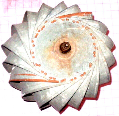 vintage farm primitive wind turbine roof topper exhaust whirly blade ...