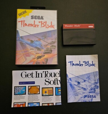 Thunder Blade - Sega Master System SMS - Complete CIB 10086070118| eBay