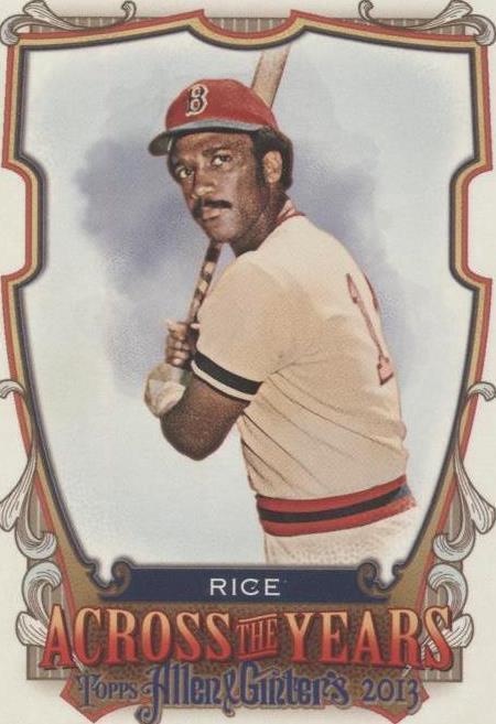 2013 Topps Allen & Ginter's - Across the Years Jim Rice #ATY-JR for ...