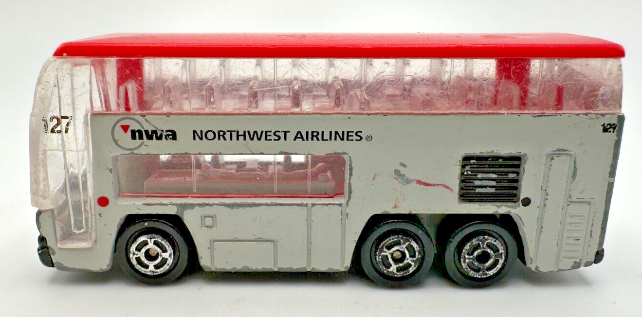 Northwest Airlines Realtoy Airport Bus Final Livery NWA | eBay