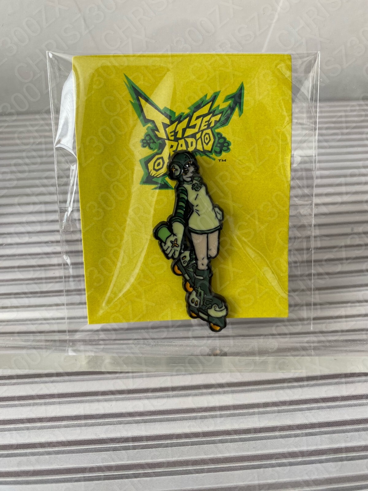 Jet Set Radio Gum Gamu Enamel Pin Badge Rudie GG Girl Tokyo To Figure ...