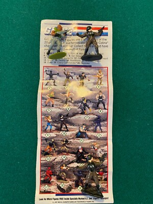 GI Joe - Vintage - Micro Figures - 3 3/4 Figures - 1988 | eBay