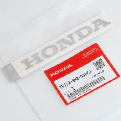 HONDA Genuine OEM CRX EF8 SIR Rear Silver HONDA Decal Sticker | eBay